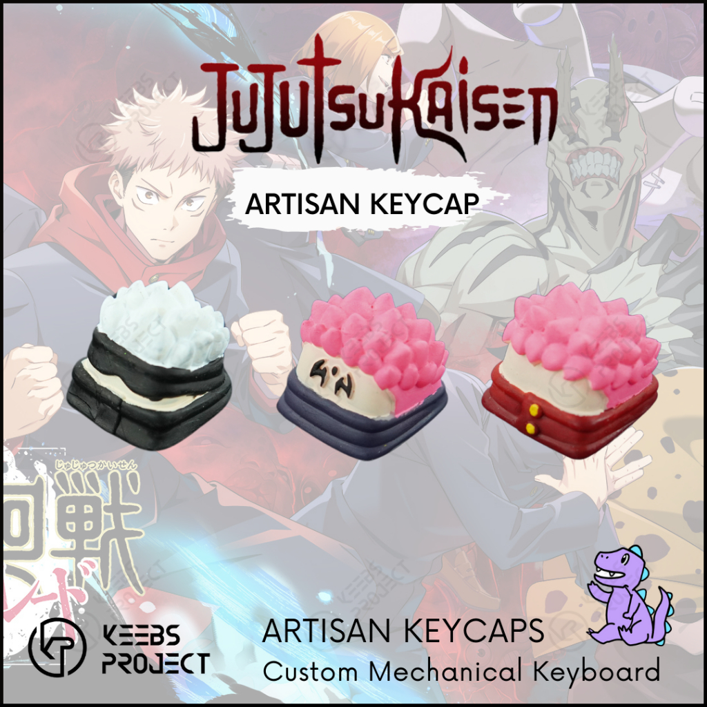 Jujutsu Kaisen Artisan Keycaps 1U for Mehcanical Keyboard Keebs Project ...