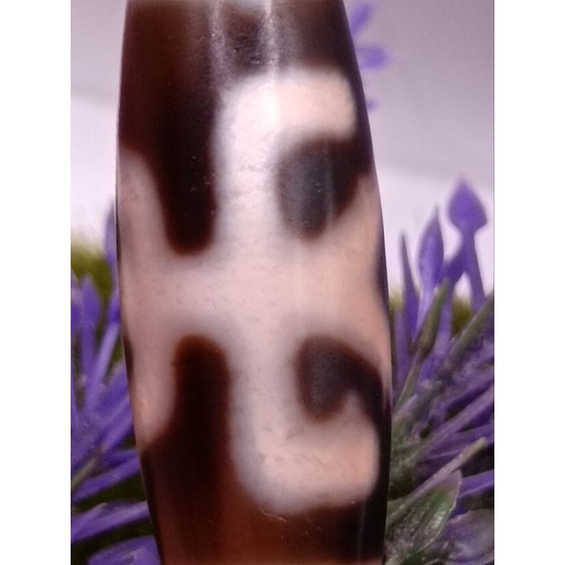 38.4mm X 11.9mm Old Mineral Sanding Old Fashionable Noble Dzi Dzi Adult ...