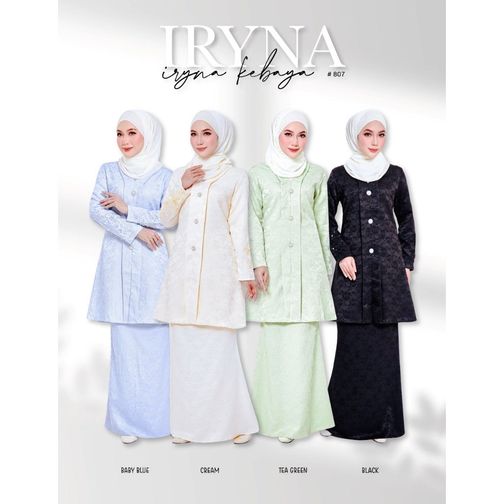 NEW COLLECTIONS RAYA 2024 IRYNA KEBAYA BAJU KURUNG MODEN RAYA 2024 ...