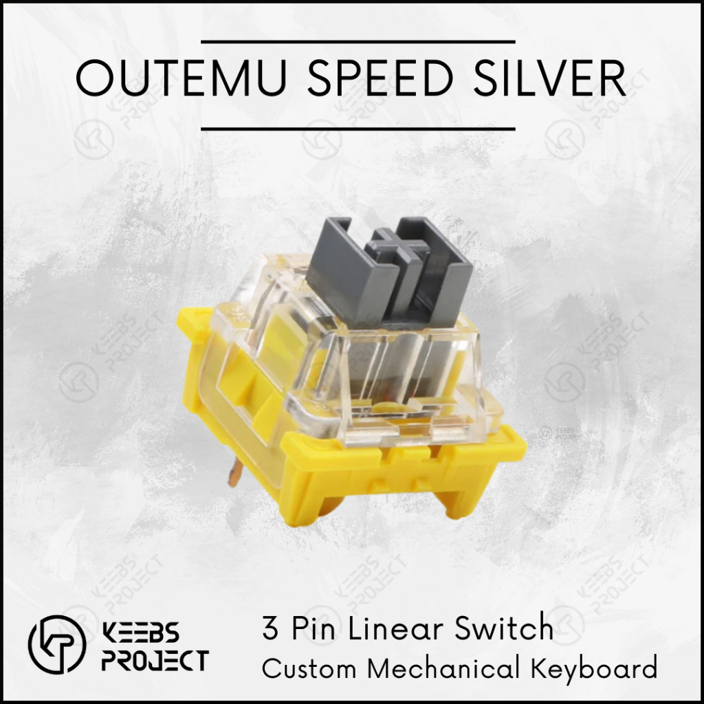 Outemu Speed Silver Custom 3pin Linear Switches for Mechanical Keyboard ...
