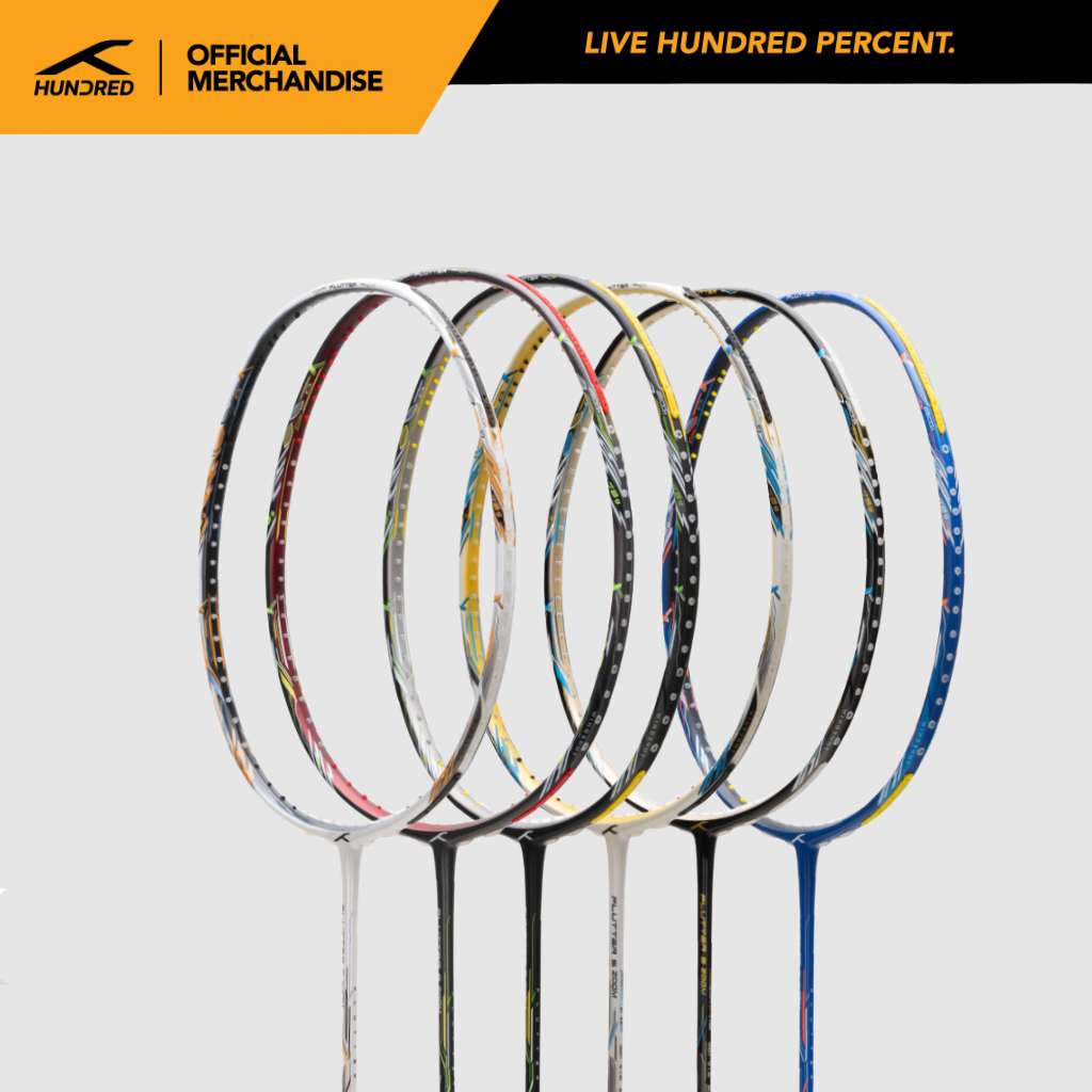 Hundred Flutter S Zoom Badminton Racket | Shopee Singapore