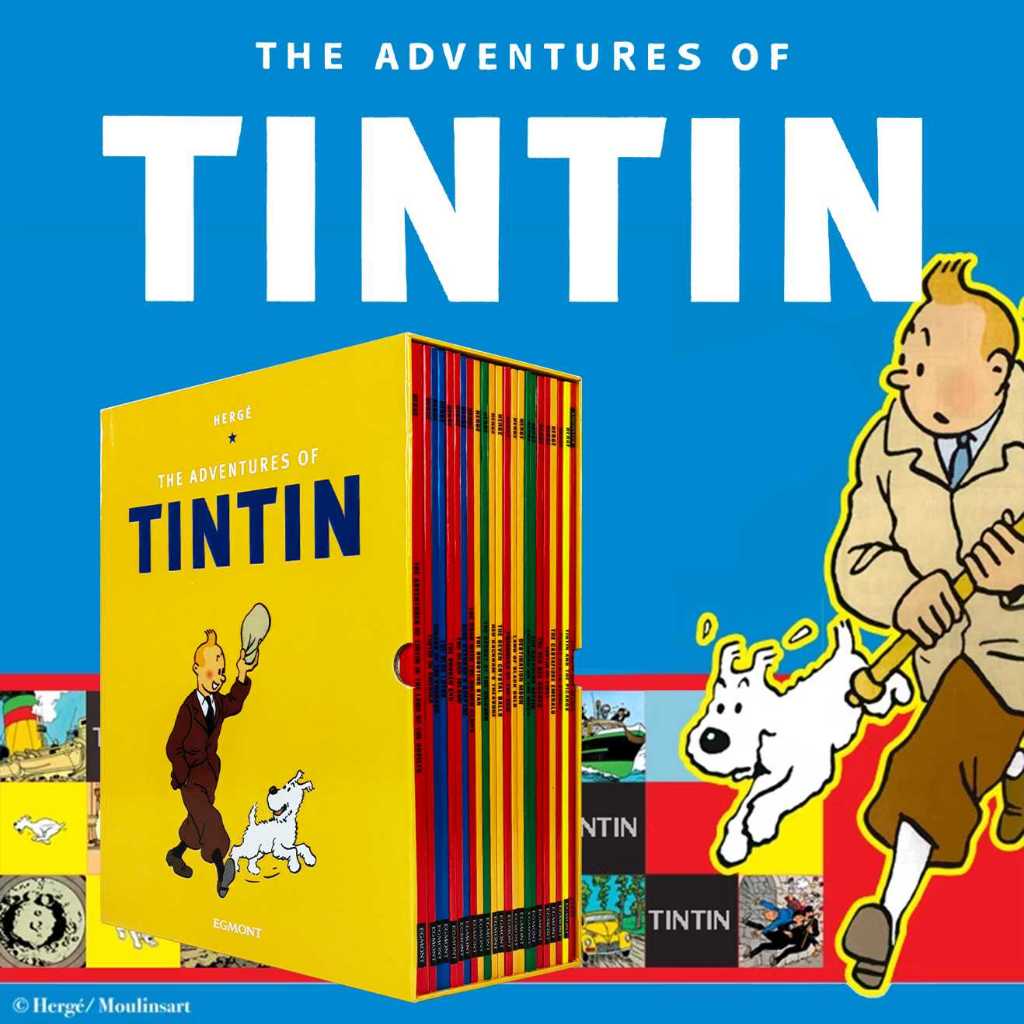 TINTIN COLLECTION -THE ADVENTURES OF TINTIN by Herges (TinTin Comic Strip Series hardcover 23 ...