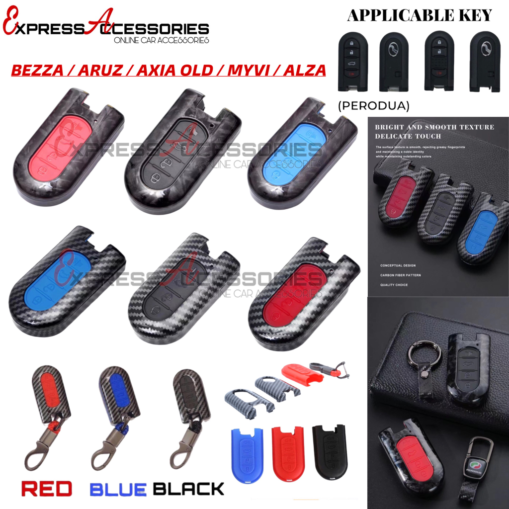 PERODUA AXIA ARUZ BEZZA MYVI 2017 2018 2019 ALZA Carbon Fibre Car ...