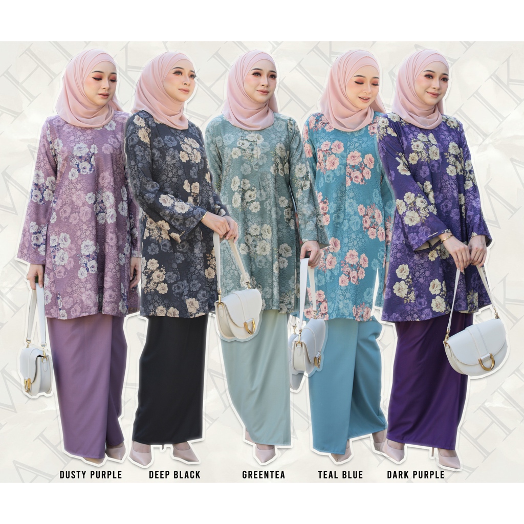 Mahika Kurung Riau Modern Pahang | Shopee Singapore