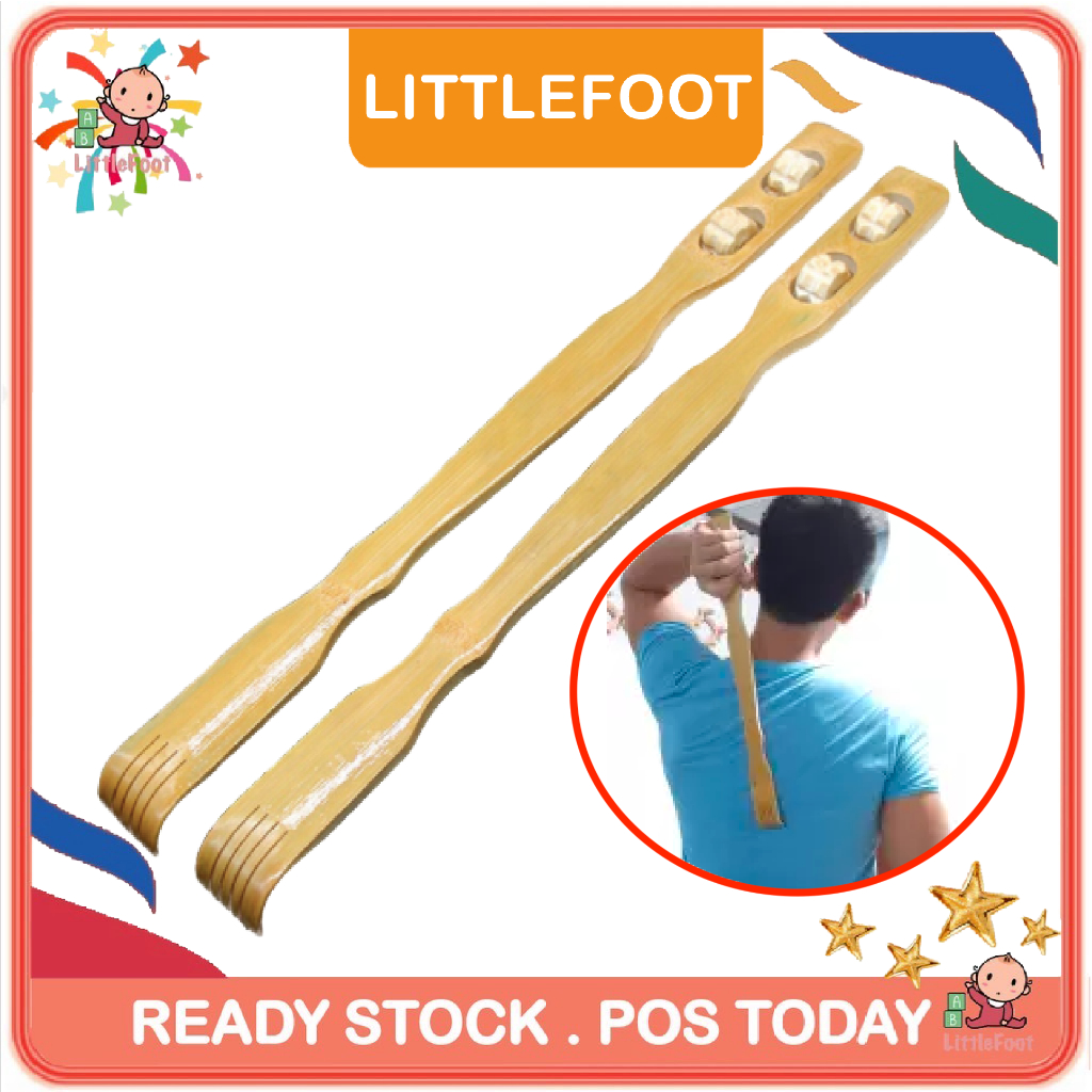LittleFoot Handmade Natural Body Back Scratcher Roll Itch Relief Alat ...
