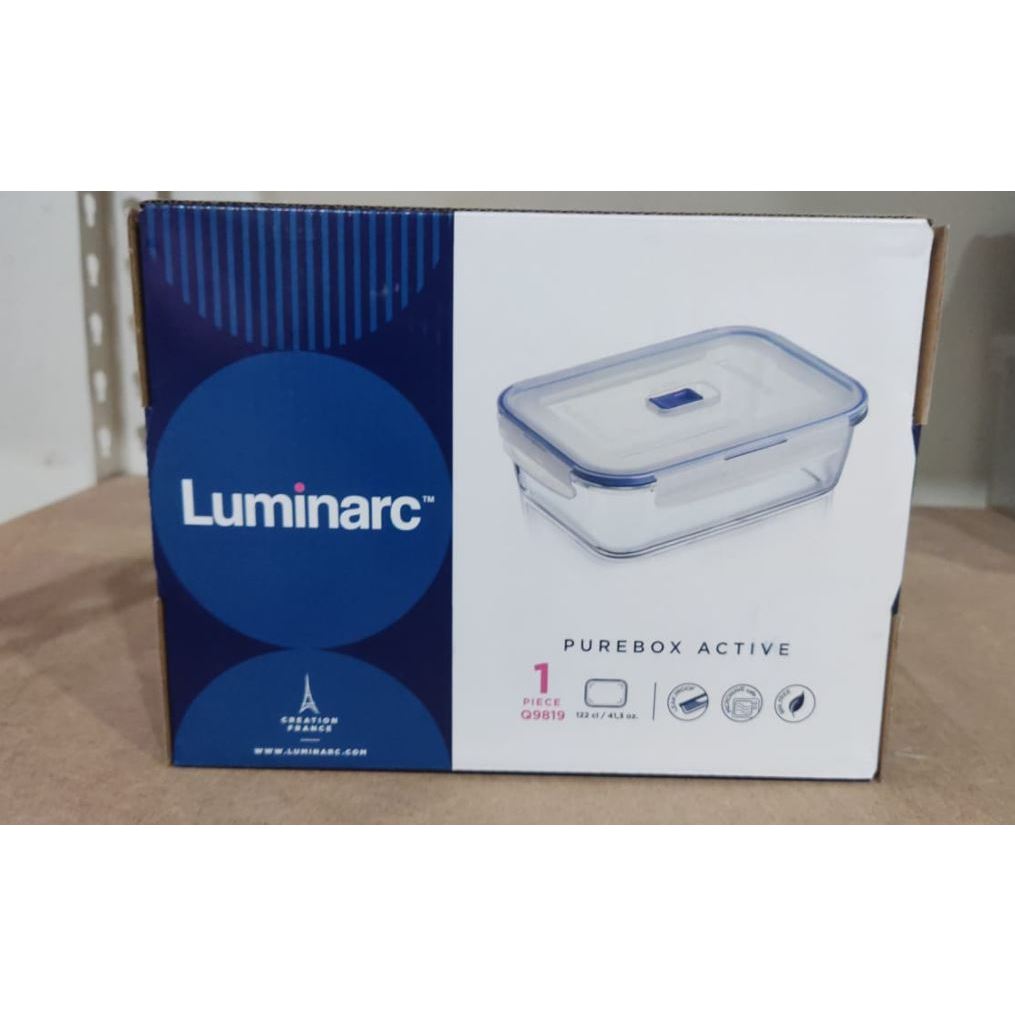 Luminarc Pure Box Active Rectangular Container (1220ml) 1pc Microwave ...