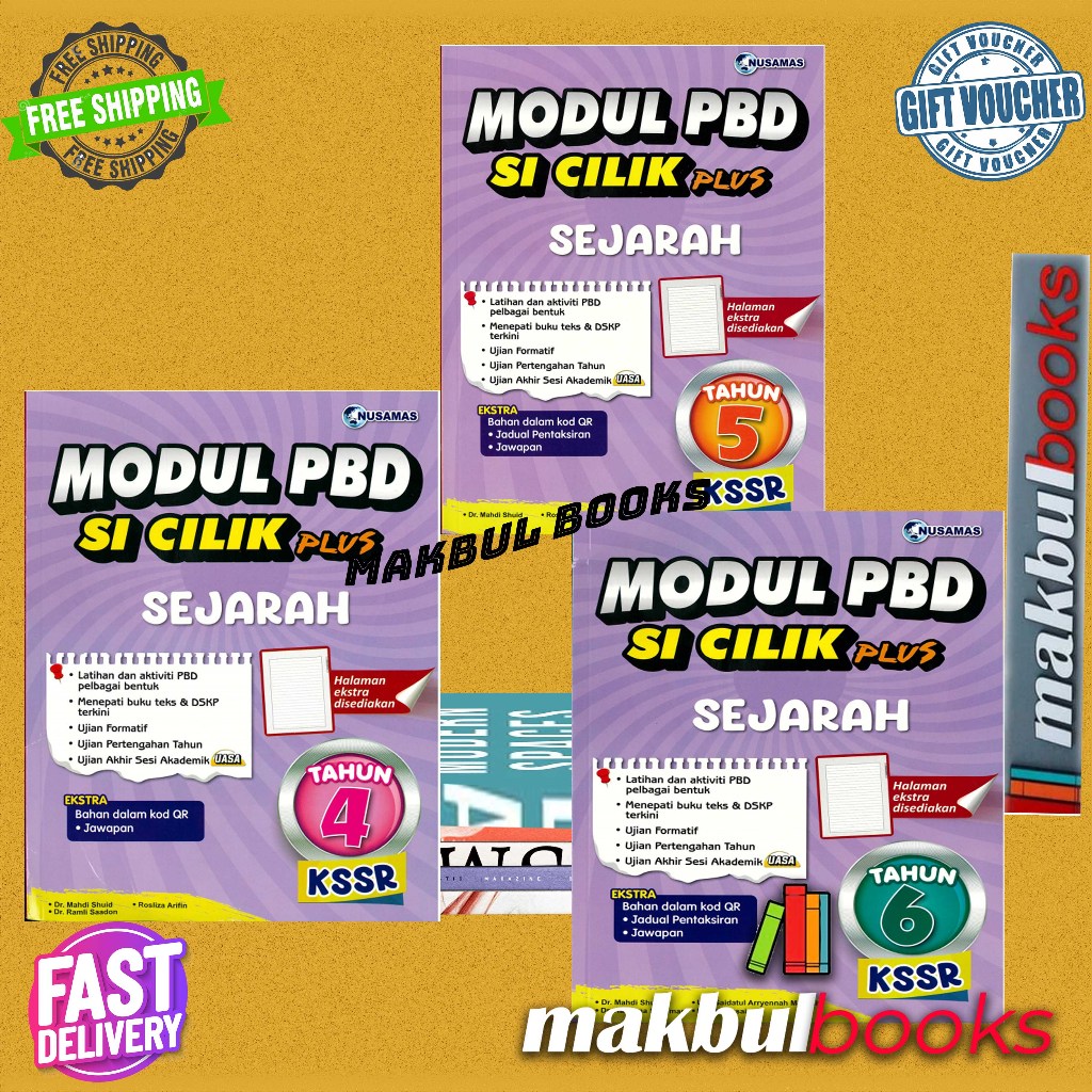 Nusamas: PBD MODULE SI CHILD PLUS HISTORY YEAR 4,5 & 6 KSSR | Shopee ...