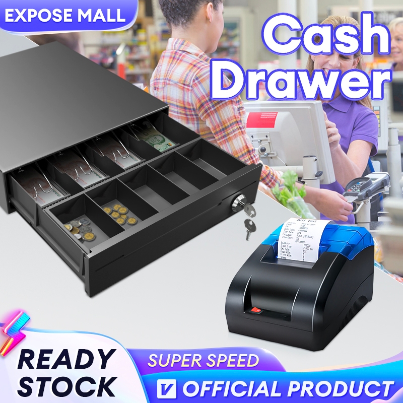 Cash Drawer Cash Box Cash Register Drawers Cash Money Tray Replacement ...