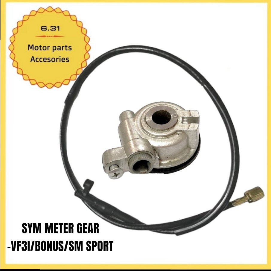 SPEEDO METER METER GEAR CABLE METER SYM VF3I 185 BONUS 110 SYM SPEEDO ...