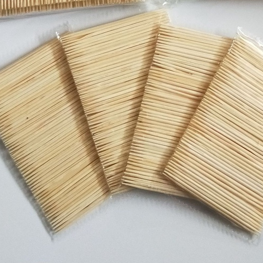400PCS / Bag Bamboo Toothpick Disposable Natural Toothpicks Fruit ...