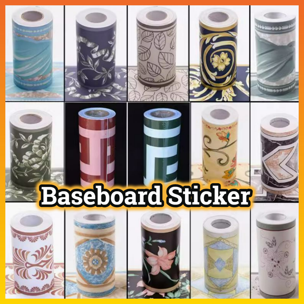 10 Meter Self Adhesive Border Sticker, Waist Line Sticker, Baseboard ...