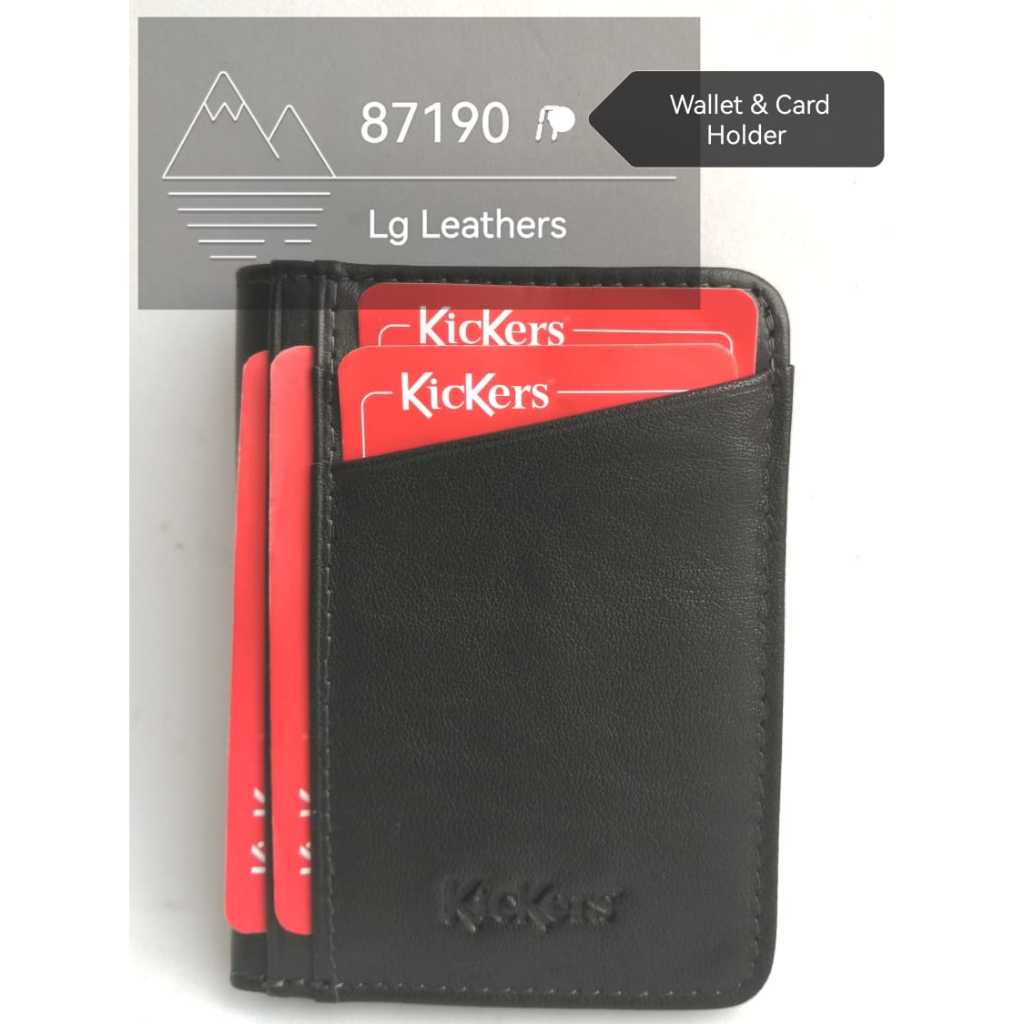 Kickers G.L Card Holder Wallet-87190ACS | Shopee Singapore