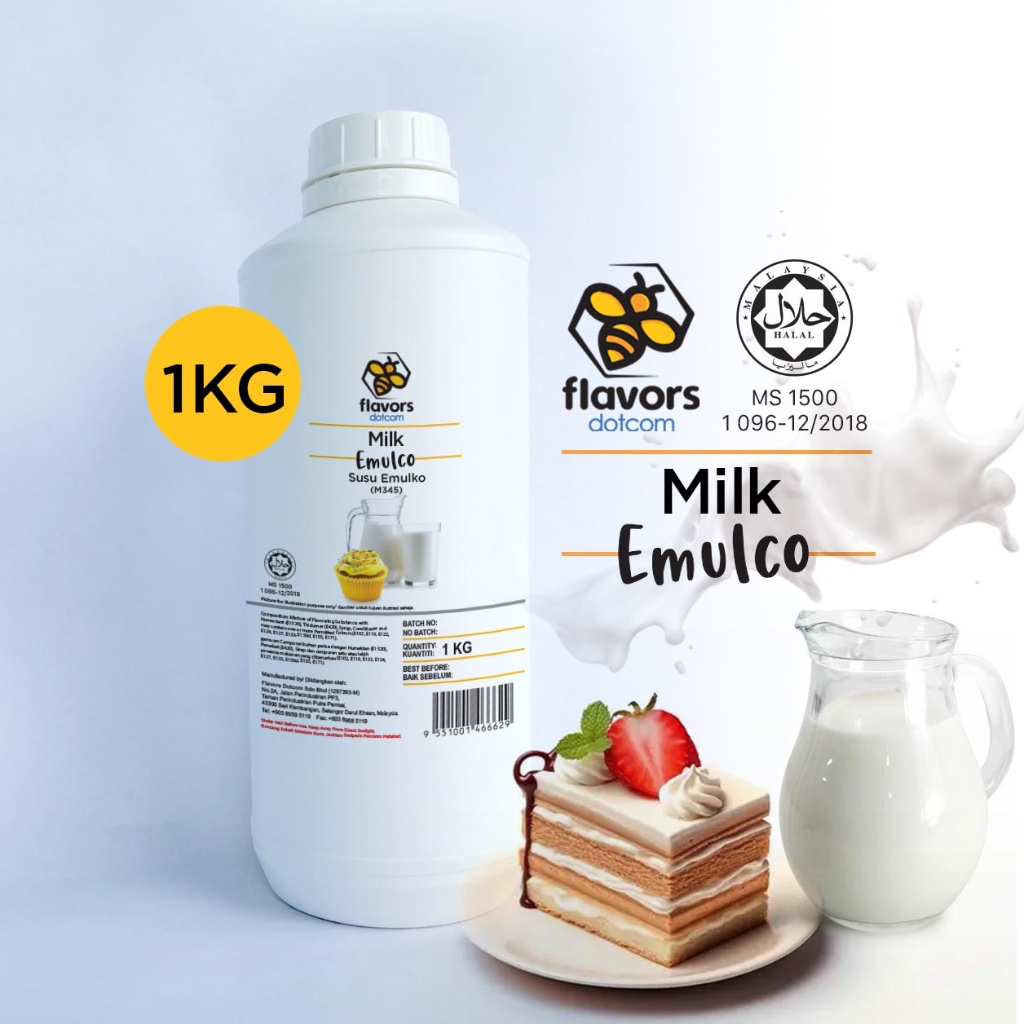 [HALAL] Flavors Dotcom - Milk Emulco (1KG/2KG/5KG) | Shopee Singapore