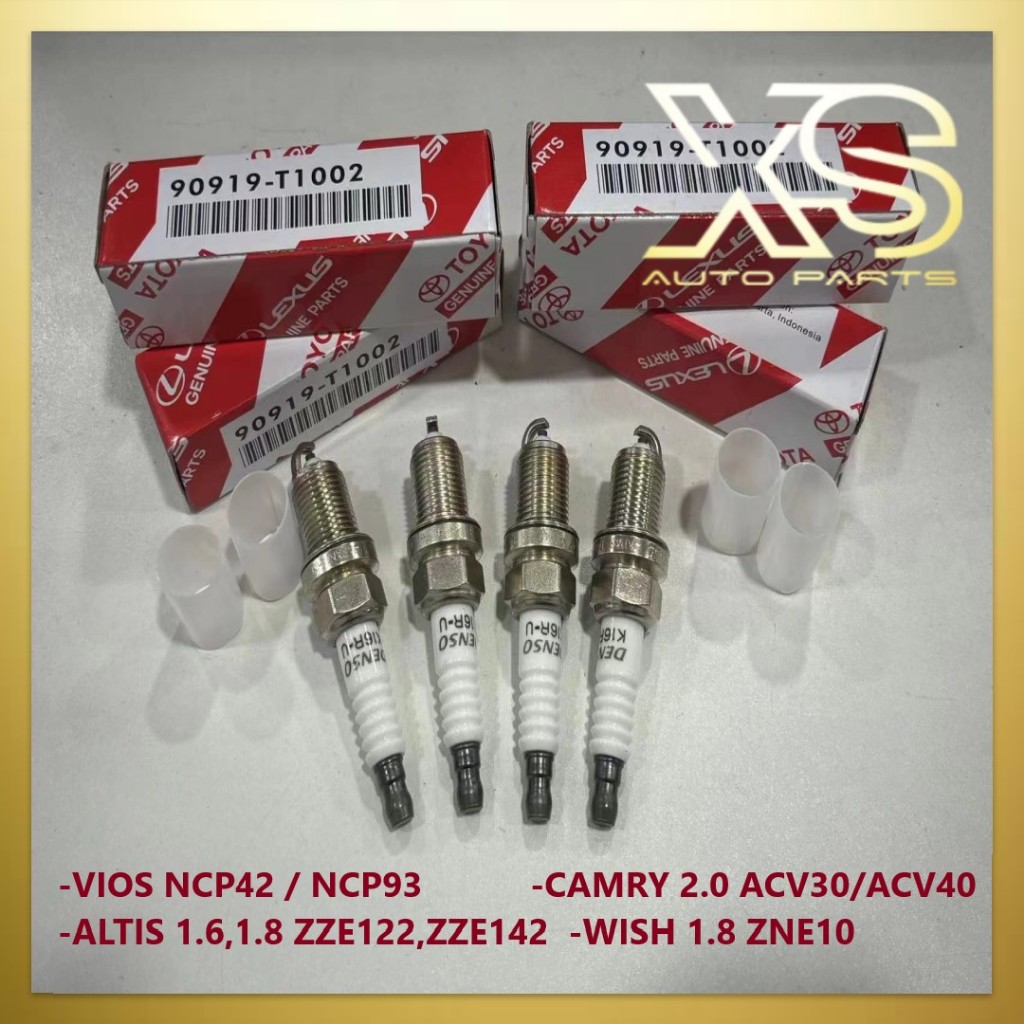 SPARK PLUG TOYOTA VIOS ALTIS WISH CAMRY SPARK PLUG 90919-T1002(K16R-U ...