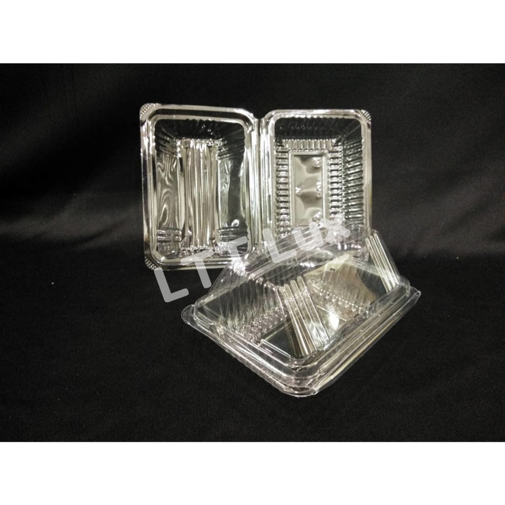 Kuih Container L032 / Disposable Plastic Clear Bakery Container / Bekas Kuih (100pcs±) | Shopee ...