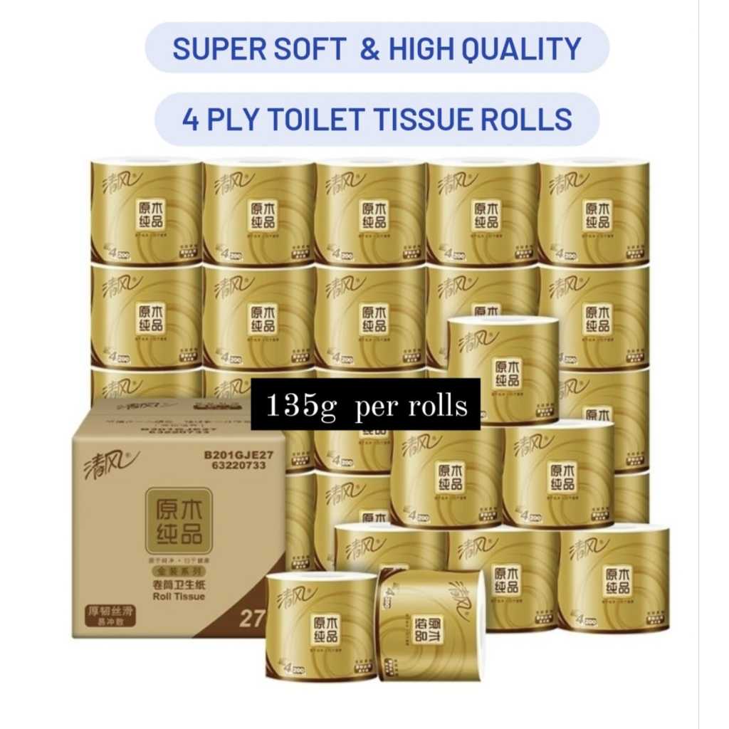 BREEZE/4 ply Tissue Roll/Toilet Paper/Toilet Roll/Toilet Tissue/Tissue ...