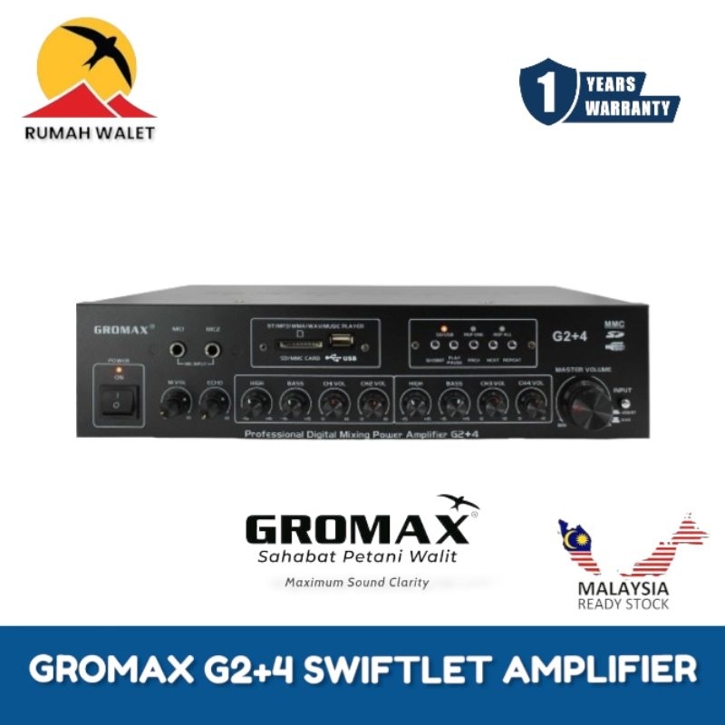 Gromax Amplifier G2 + 4 Amplifier Burung Walit GROMAX G2+4 Untuk ...