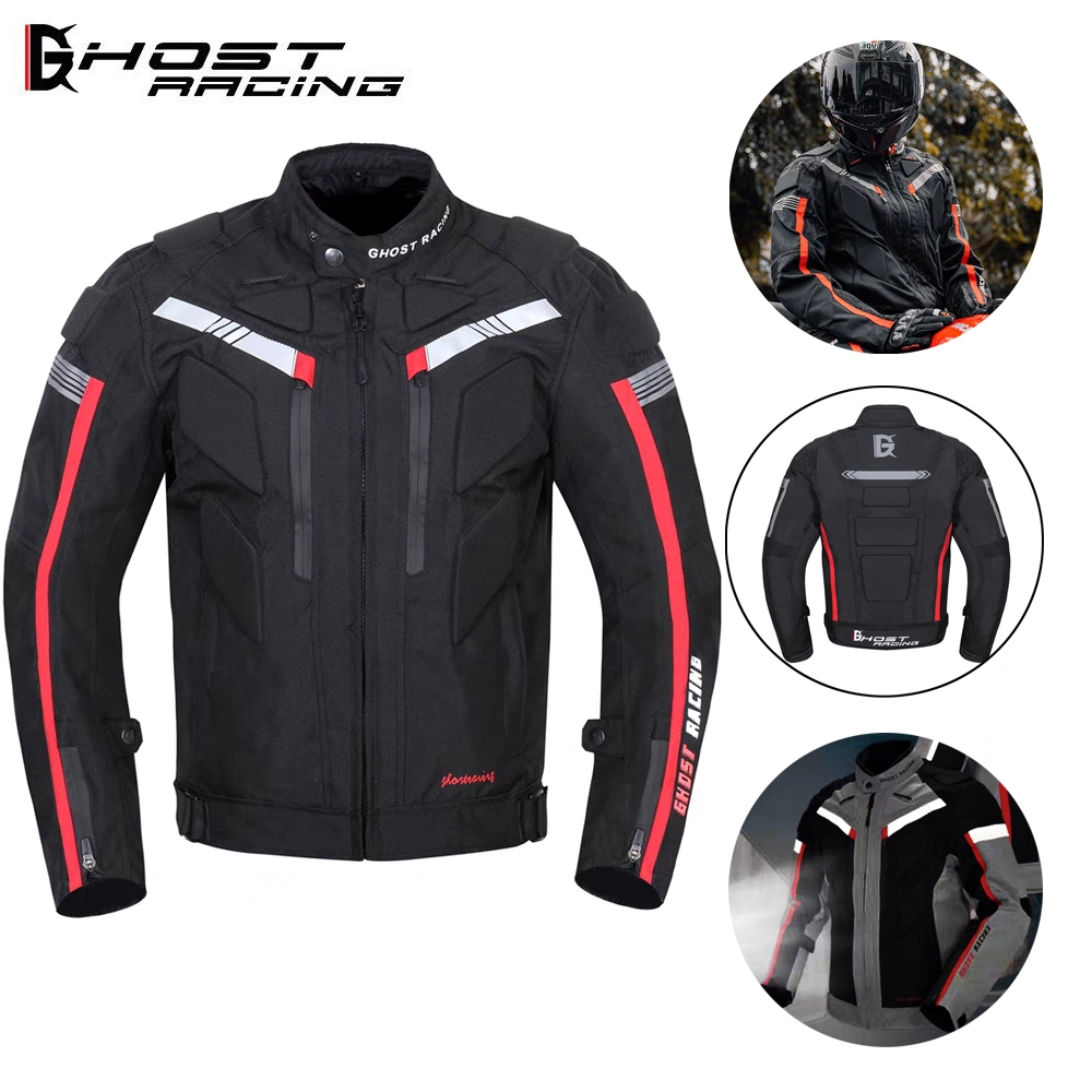 Ghost Racing Riding Jacket Motorcycle Riding Motorcycle Jacket with ...