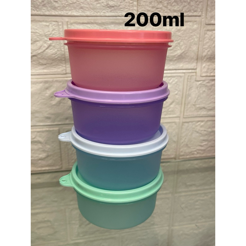 100% Tupperware Small Round Container 200ml (1 pcs) | Shopee Singapore