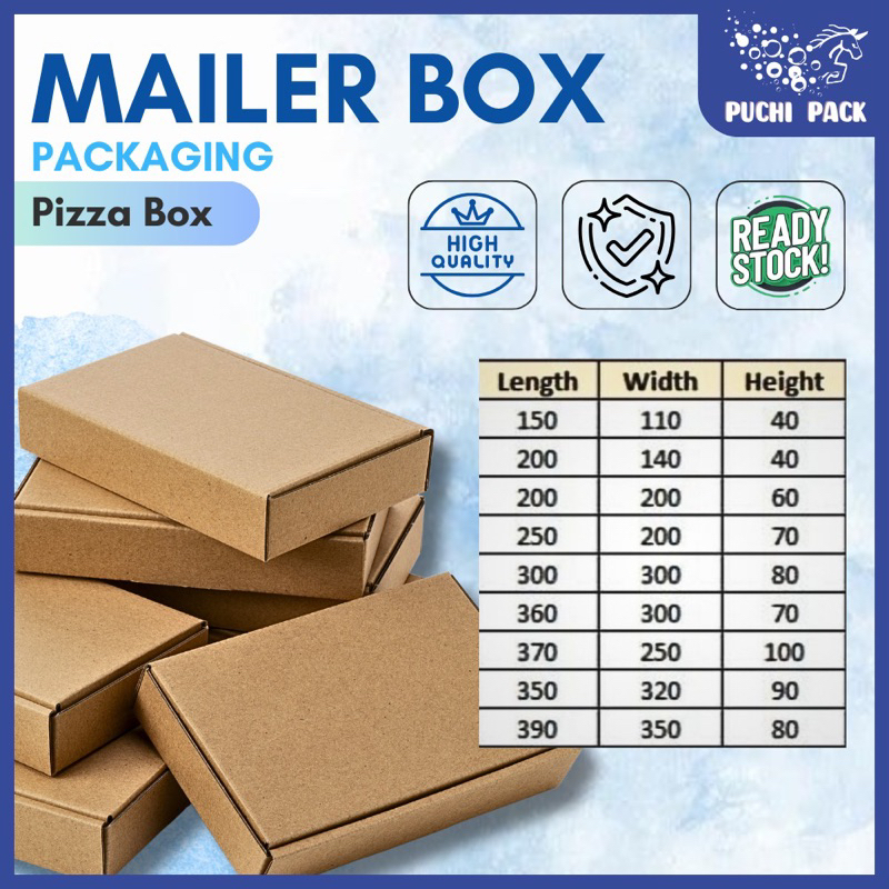 PIZZA BOX KOTAK CARTON BOX PACKAGING BOX BOX MAILER BOX SMALL BOX ...