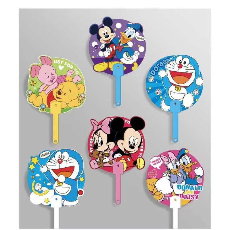 Cutie Cartoon 7364 Hand Fan With Plastic Handle For Kids Novelty ...