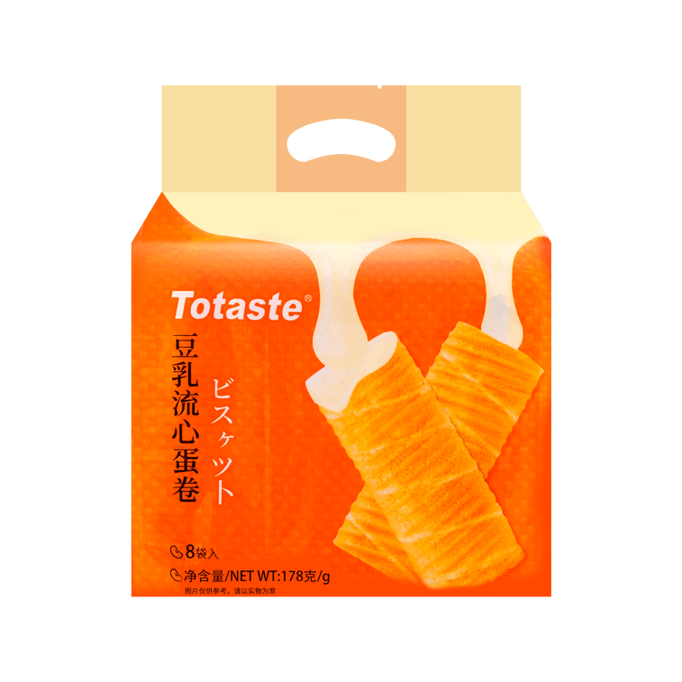 TOTASTE Egg Roll Soy Milk Flavour 178G | Shopee Singapore