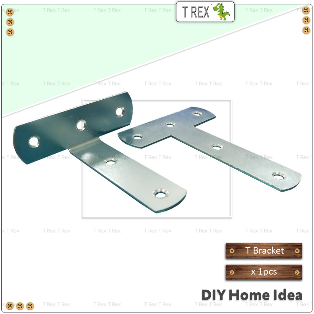 T Rex DIY T Join Bracket / T Connector / T Metal Plate / T Steel Brace ...