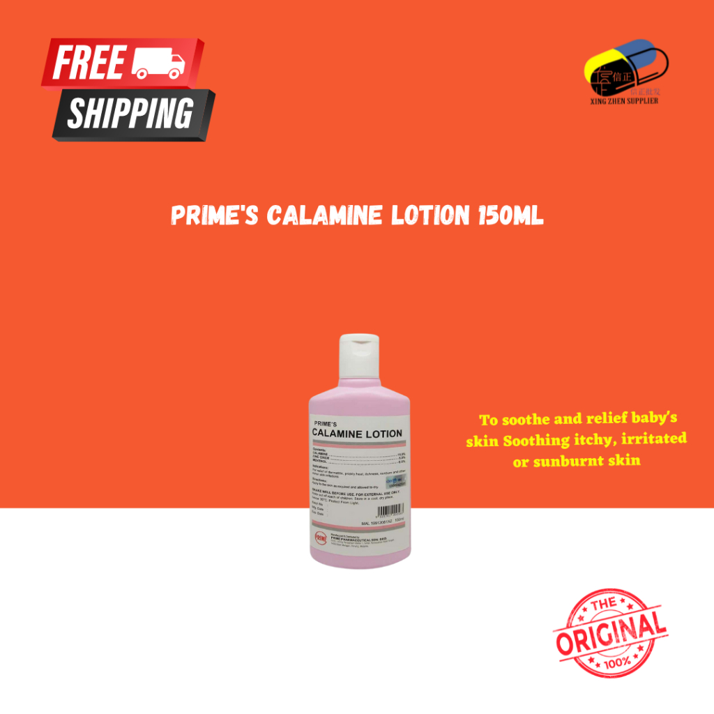 PRIME'S CALAMINE LOTION 150ML | Shopee Singapore