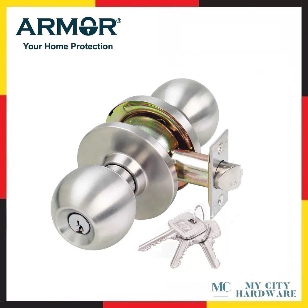 ARMOR ACL-4300 304 Stainless Steel 304 Cylindrical Cylinder Door Lock ...