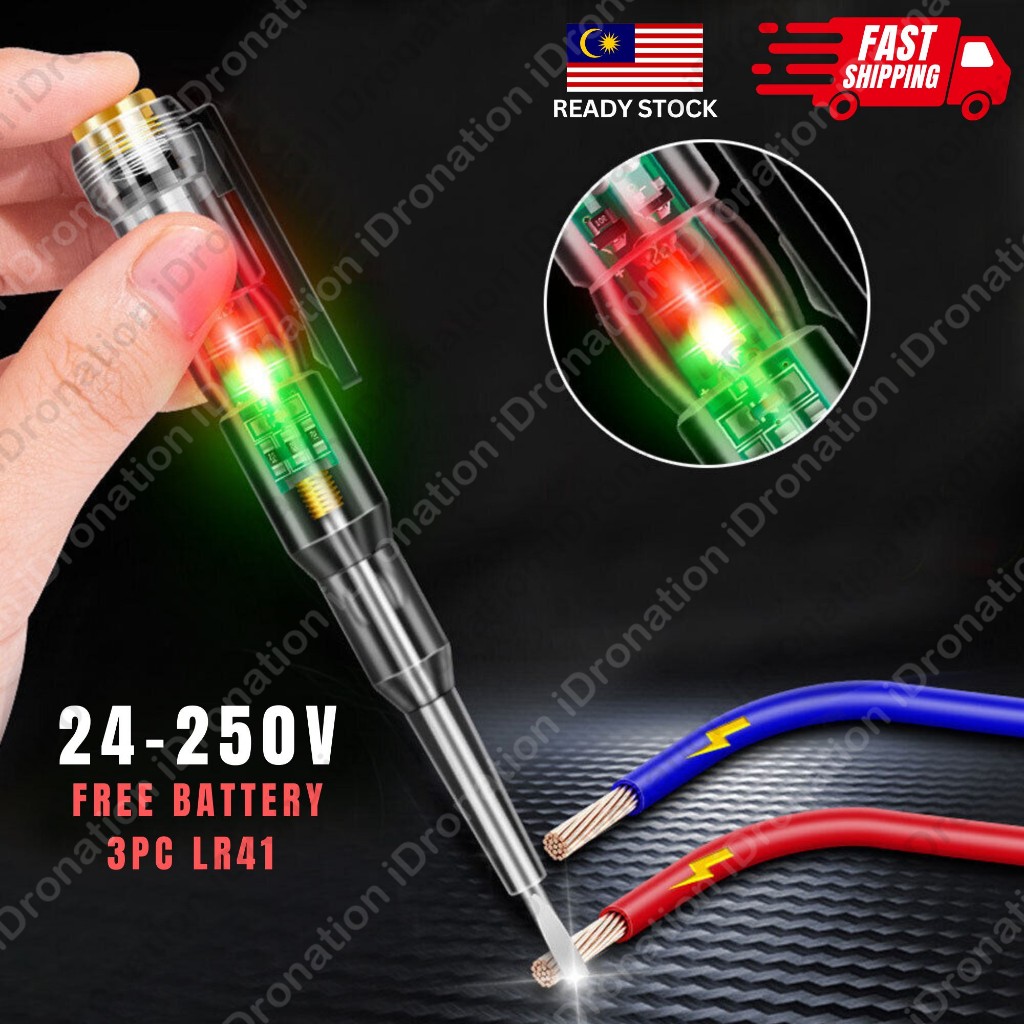 TestPen Intelligent Dual LED Voltage Detector Tester Pen Induction ...