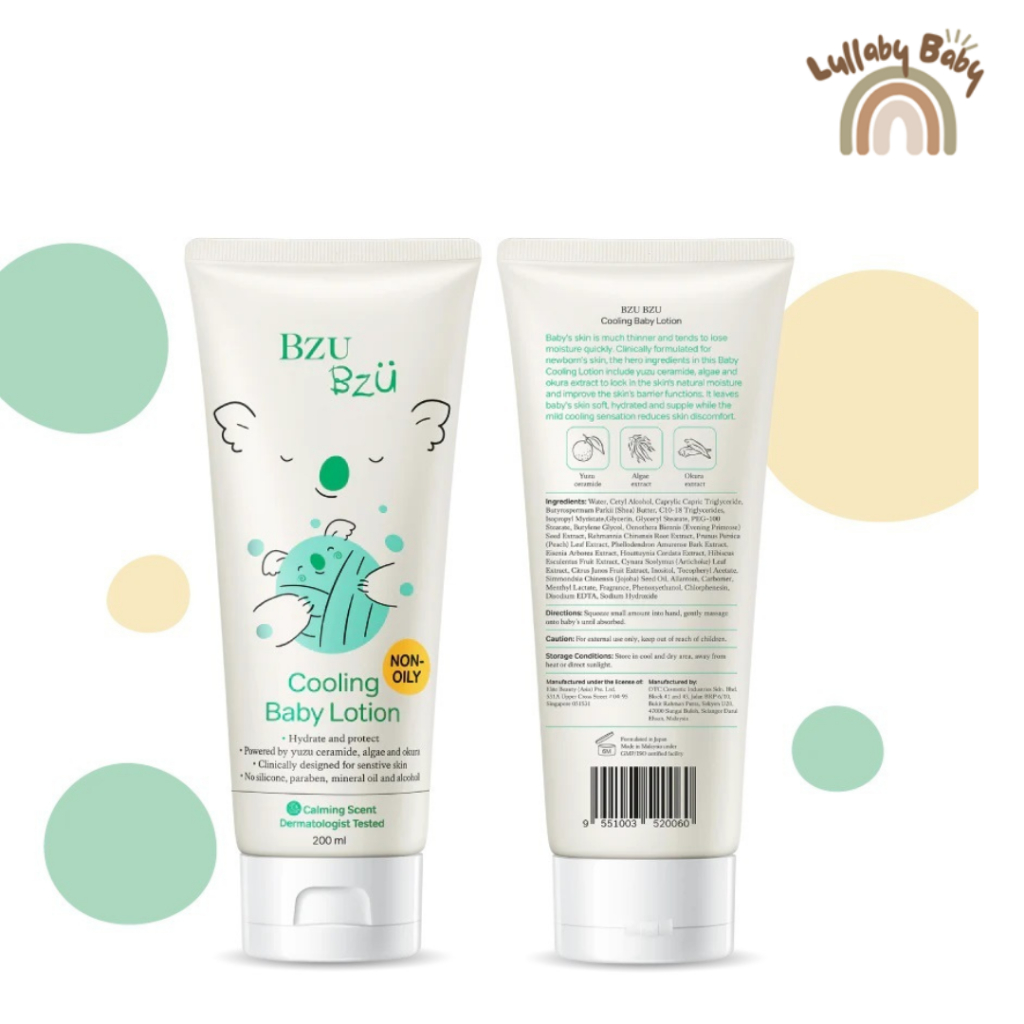 BZU BZU COOLING BABY LOTION 200ML | Shopee Singapore