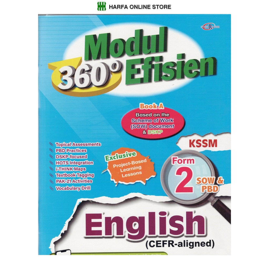 BUKU LATIHAN : MODUL 360 EFISIEN ENGLISH ( CEFR-ALIGNED ) BOOK A & BOOK ...