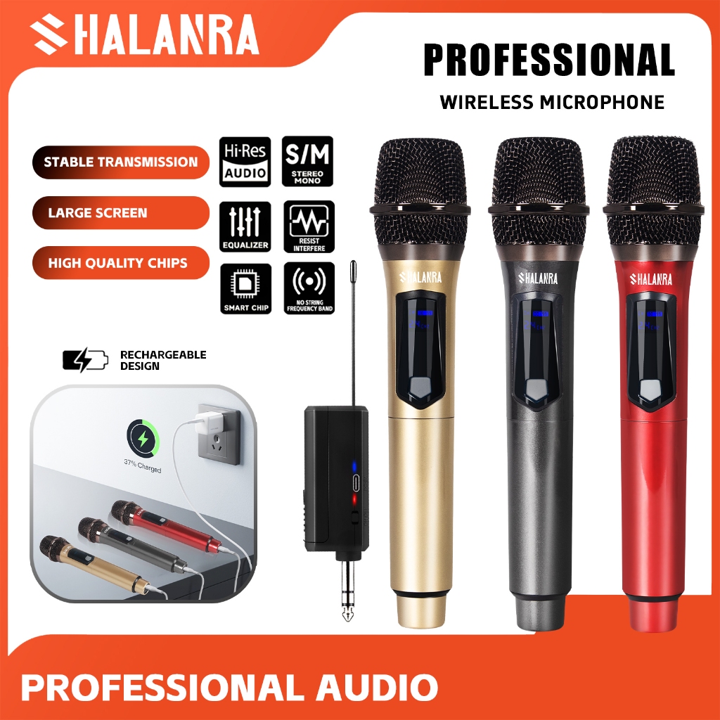 Wireless charging microphone HD microphone core handheld wireless ...