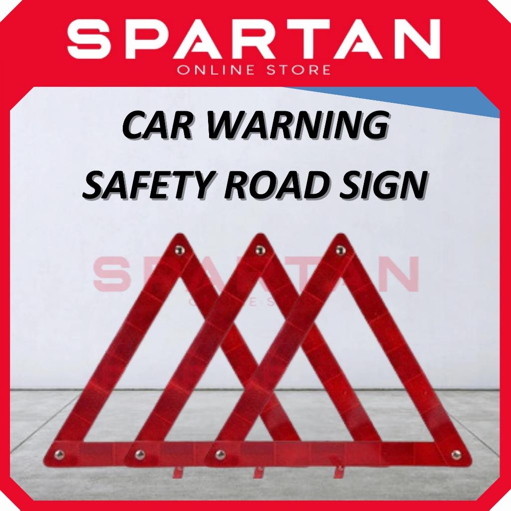 Car Warning Safety Road Sign Emergency Reflective Triangle Kit ...