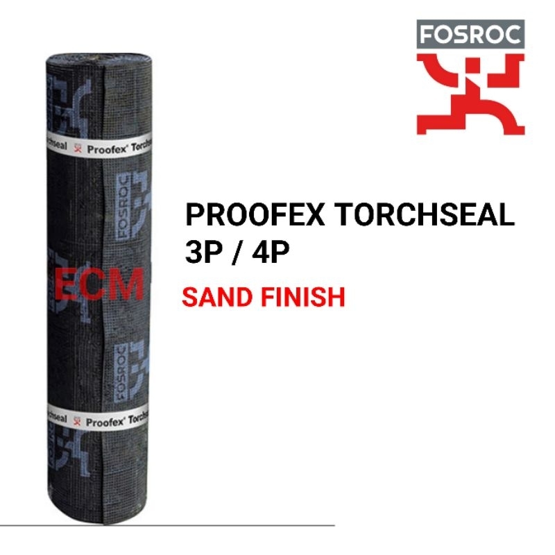 FOSROC PROOFEX TORCHSEAL 3P & 4P SAND FINISH (1M X 10M) Torch Applied ...