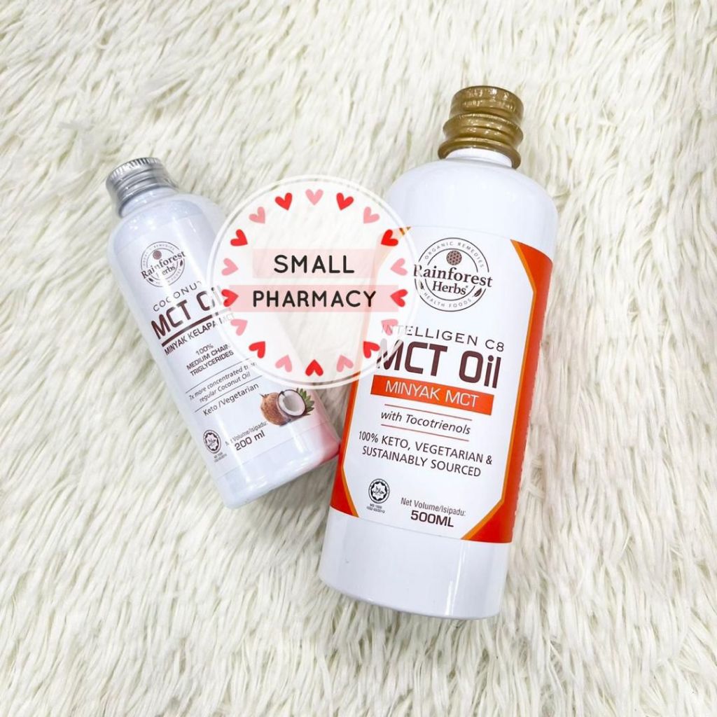Rainforest Herbs Coconut MCT Oil [ 200ml ] / Intelligen C8 MCT Oil [ 500ml ] | Shopee Singapore