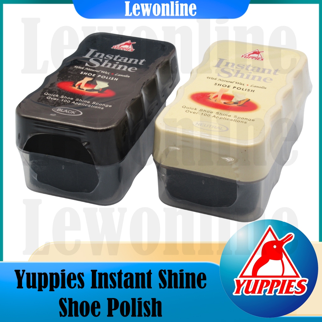 Yuppies Instant Shine Shoe Polish CMYIS | Shopee Singapore