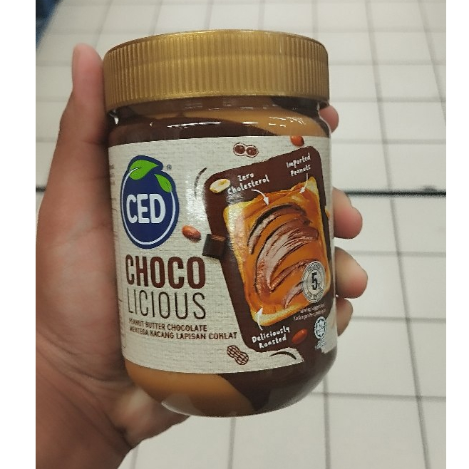 Ced Chocolicious Peanut Butter Chocolate Mentega Kacang Lapisan Coklat ...