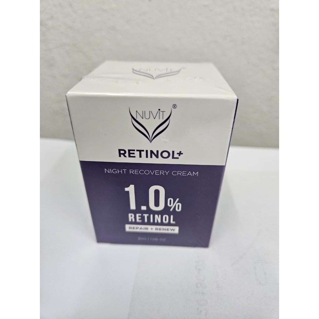 NUVIT - RETINOL+ : NIGHGT RECOVERY CREAM 1.0% RETINOL - REAPAIR + RENEW ...