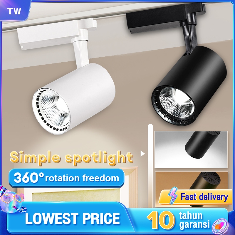 Track Light 150W 60W COB LED Spotlight Ceiling Light lampu siling Full ...