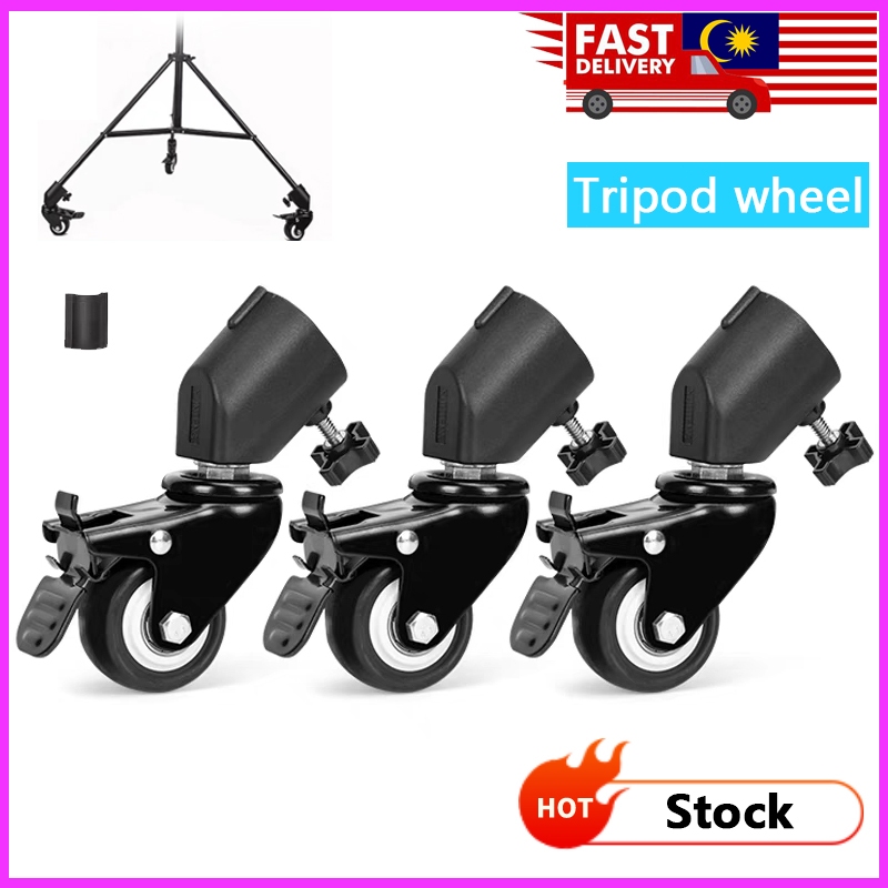 19-25mm Casting Wheels Set Light Stand C-Stand Casters Heavy Duty ...