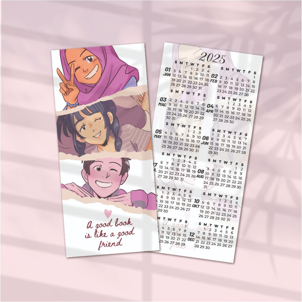 CALENDAR 2025/KALENDAR 2025 BOOKMARK / DOORGIFT / / STUDENT / TEACHER ...