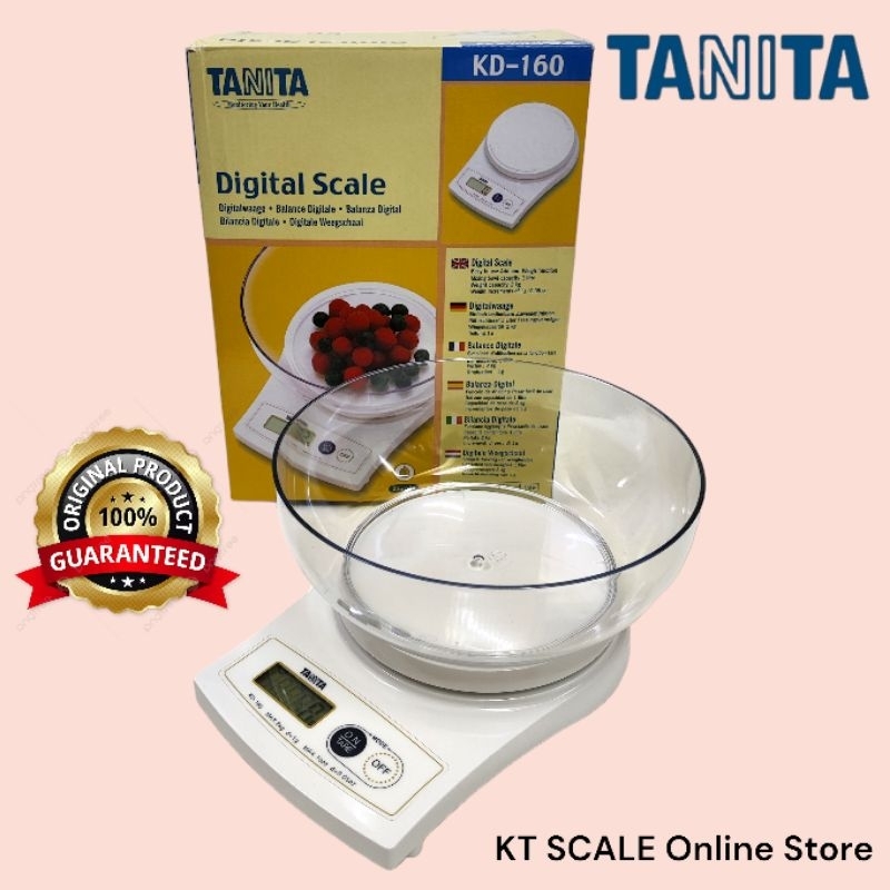 2KG X 1G TANITA DIGITAL SCALE KD160 (ENGLISH VERSION) | Shopee Singapore