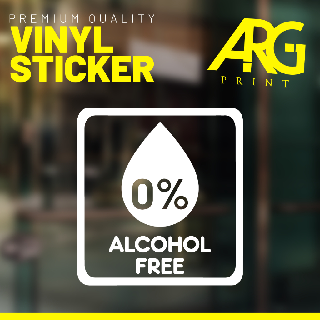 Alcohol Free Cutting Sticker Vinyl To Install For Glass Door Signage ...