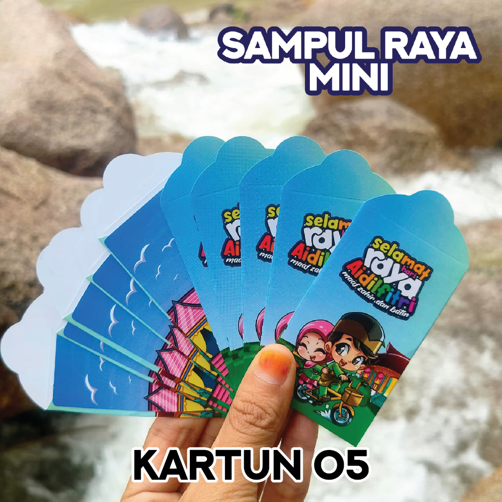 SAMPUL RAYA MINI VIRALL 2025 | 1 PACKET (10 KEPING) | Sampul Duit Raya ...