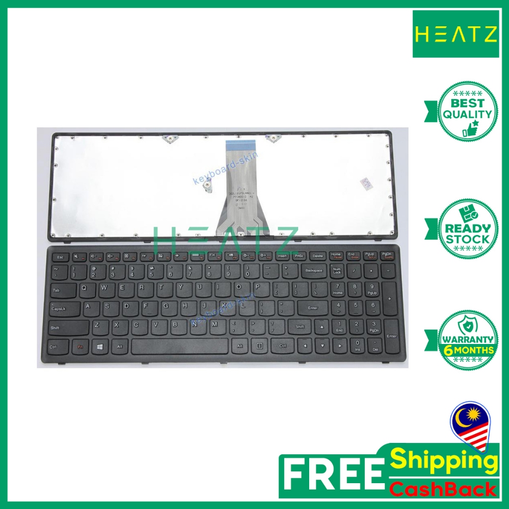 Lenovo IdeaPad FLEX 15 15D 14 G505s Z500 Z501 20309 Laptop Keyboard ...