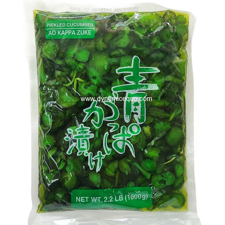 Kyuri Zuke Ao Kappa Zuke 1kg Halal Japanese Pickled Cucumber 青かっぱ漬け ...