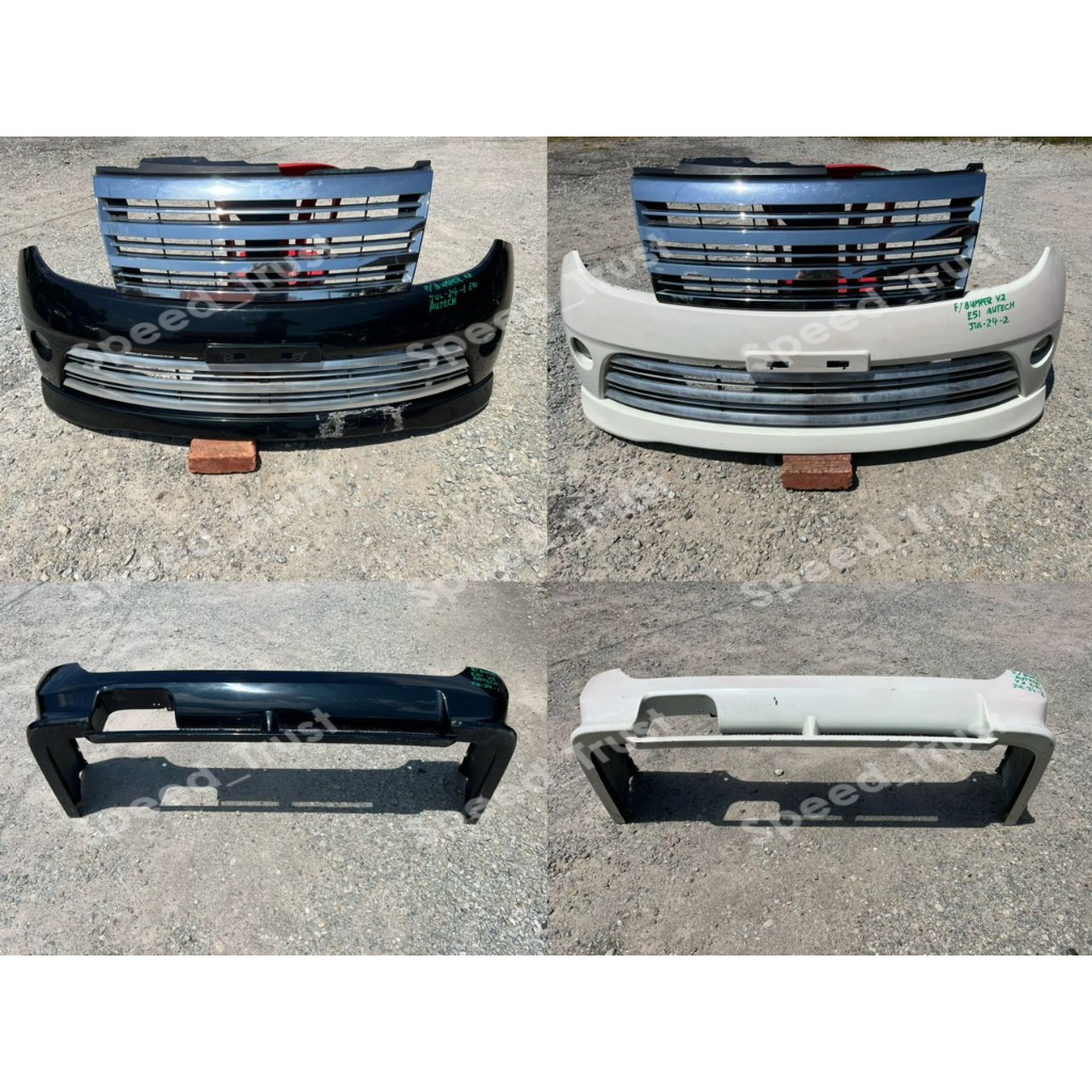 Japan Used Front Rear Bumper Depan Belakang Grille AUTECH V2 Spotlight ...