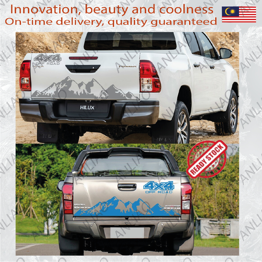 Car Sticker 4X4 Off Road Graphic Vinyl Decal For Toyota Hilux Ford ...