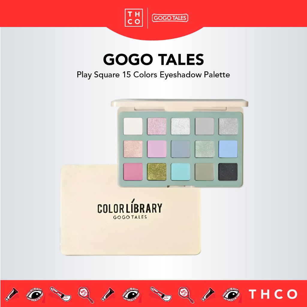 Gogo TALES Play Baking 15 Colors Eyeshadow Palette Gogotales GOGO Dance ...